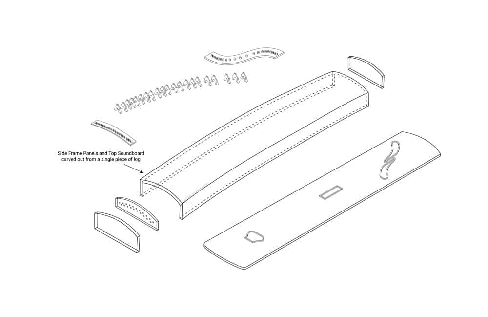 What is a Fully Hollowed Out Guzheng? | Eight Tones Music School